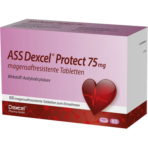 ASS Dexcel Protect 75 mg gastric juice tablets UK – ELIVERA UK