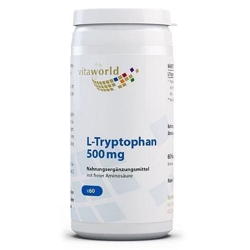 L-TRYPTOPHAN 500 mg capsules UK – ELIVERA UK