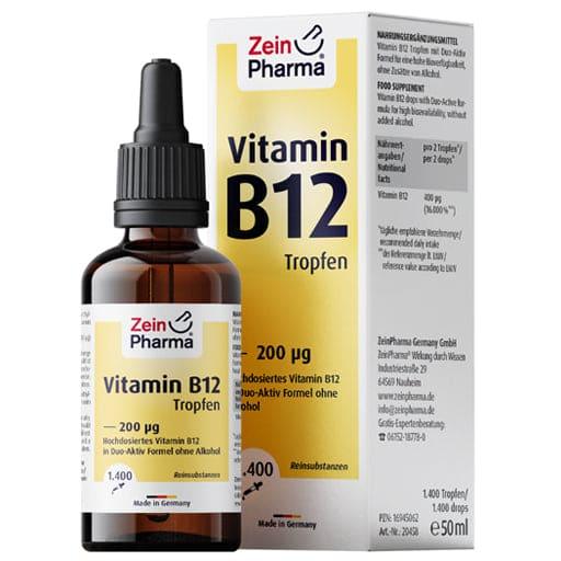 VITAMIN B12 drops, 200 µg oral drops – ELIVERA UK