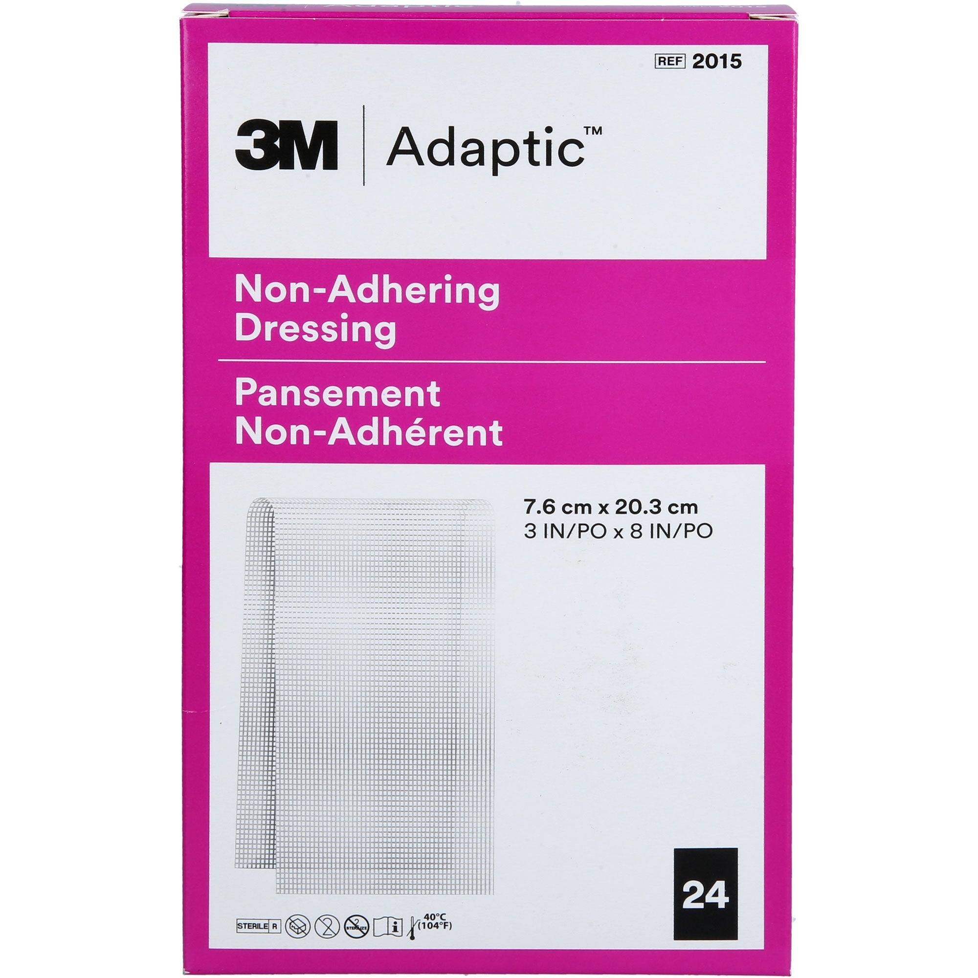 ADAPTIC 7.6x20.3 cm moist wound dressing 2015DE UK – ELIVERA UK