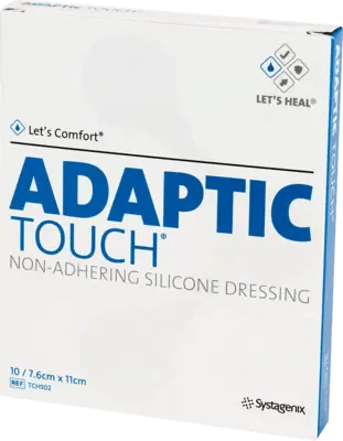 ADAPTIC Touch 7.6x11 cm non-stick.Sil.wound dressing – ELIVERA UK