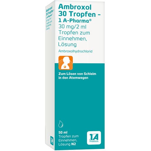 AMBROXOL 30 drops-1A Pharma – ELIVERA UK