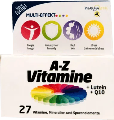 AZ complete vitamins and minerals, Lutein, Q10 tablets UK – ELIVERA UK