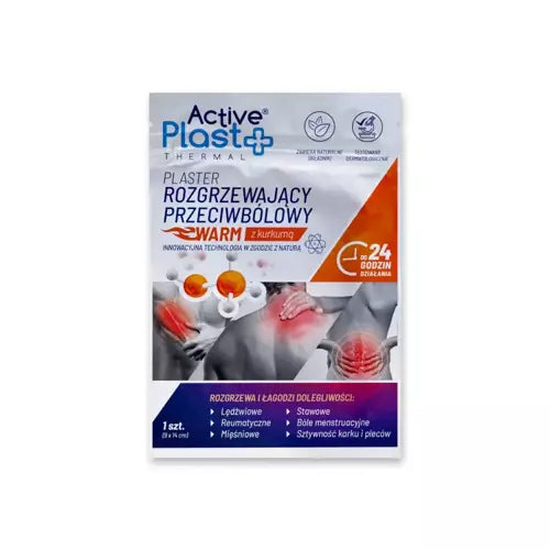 ActivePlast Pain Relief Warming Patch with Turmeric – ELIVERA UK