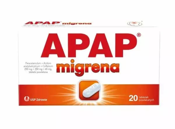 Apap Migraine x 20 tablets – ELIVERA UK