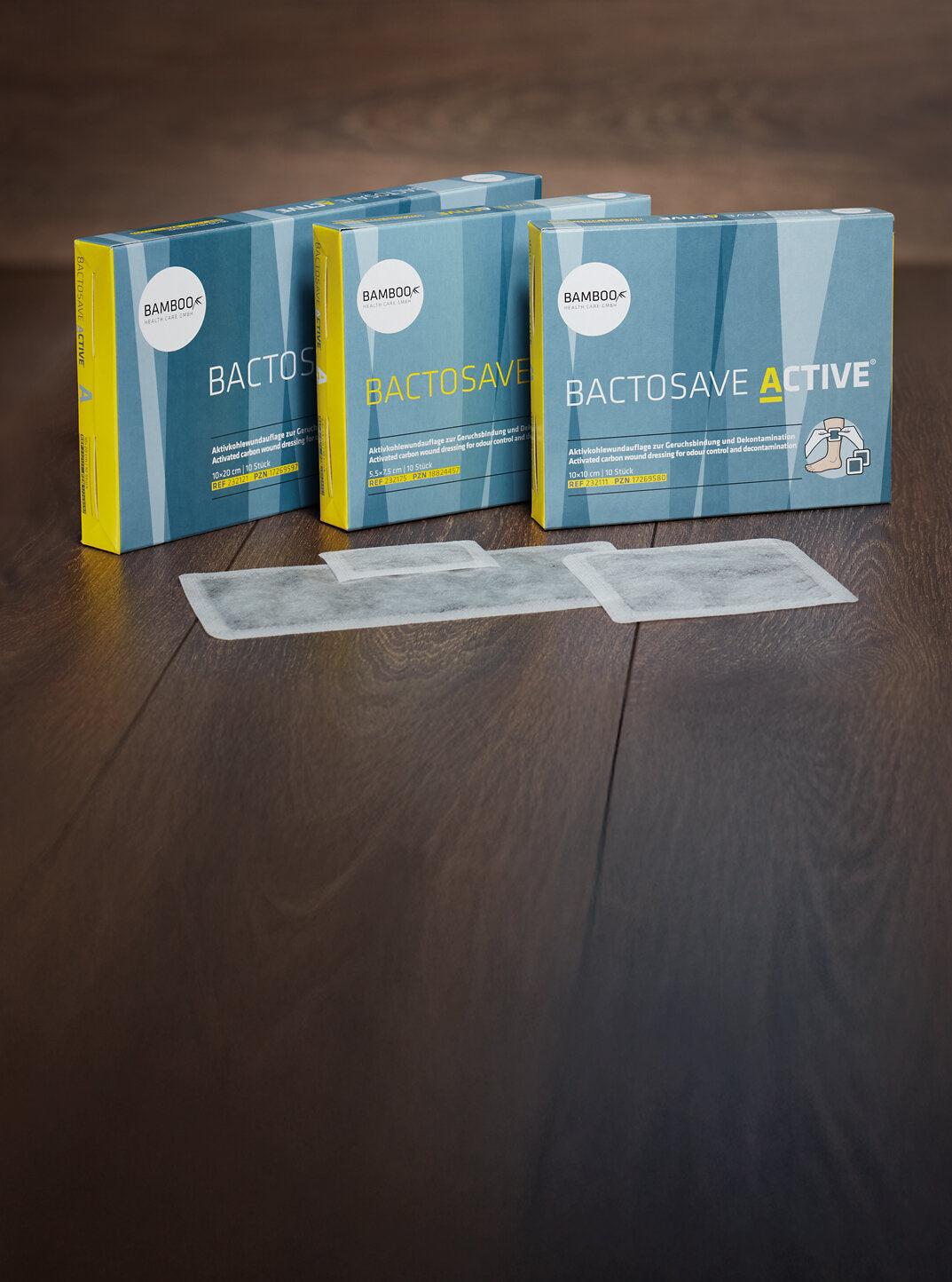 BACTOSAVE Active 10x10 cm activated carbon wound dressing UK – ELIVERA UK