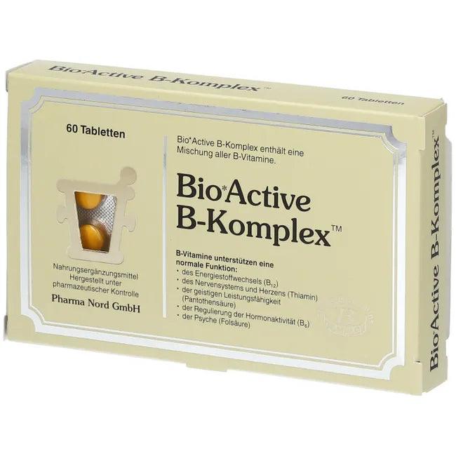 BIO ACTIVE B vitamins complex tablets UK – ELIVERA UK