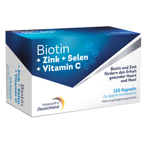BIOTIN+ZINC+Selenium capsules – ELIVERA UK