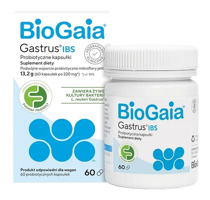 BioGaia Gastrus IBS 60 capsules – ELIVERA UK