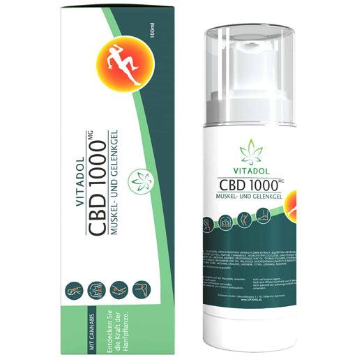 CBD 1000 Vitadol Joint Muscle Gel Ointment Arnica UK – ELIVERA UK