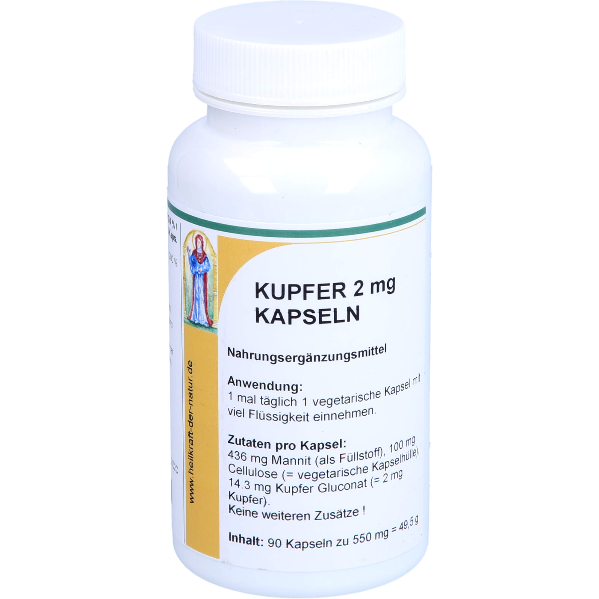 COPPER 2 mg Gluconate Capsules – ELIVERA UK
