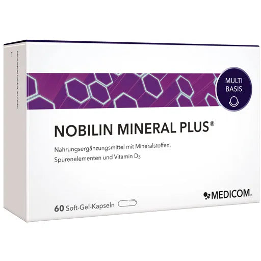 Calcium and vitamin d, NOBILIN Mineral Plus Capsules – ELIVERA UK