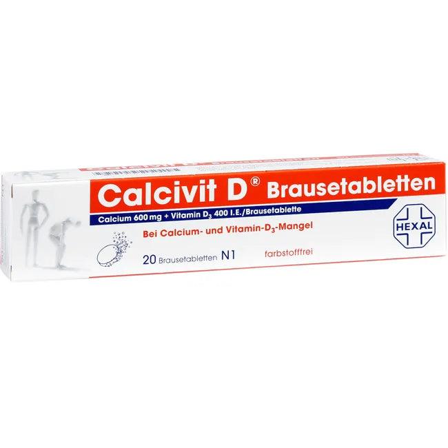 Calcium carbonate, colecalciferol, CALCIVIT D effervescent tablets UK ...