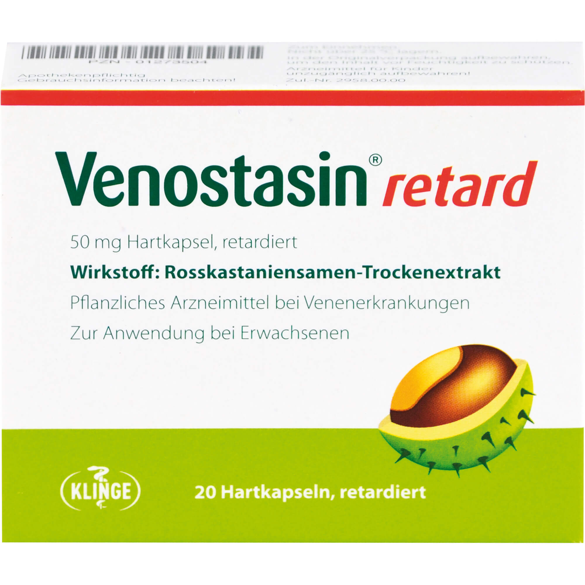Chronic venous insufficiency, VENOSTASIN – ELIVERA UK