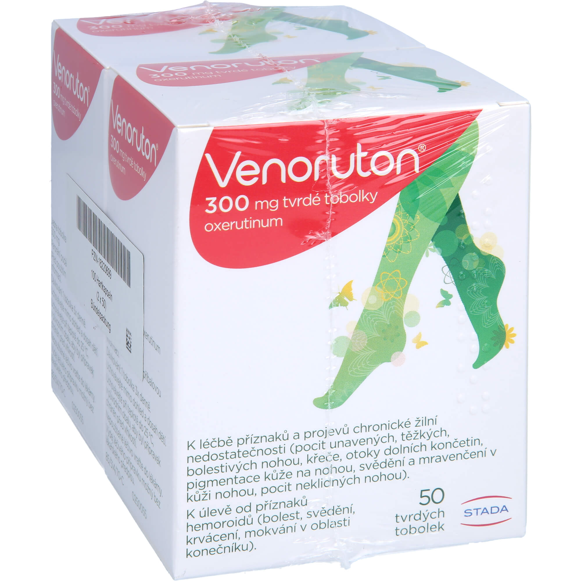 Chronic venous insufficiency treatments, VENORUTON 300 mg hard capsules ...