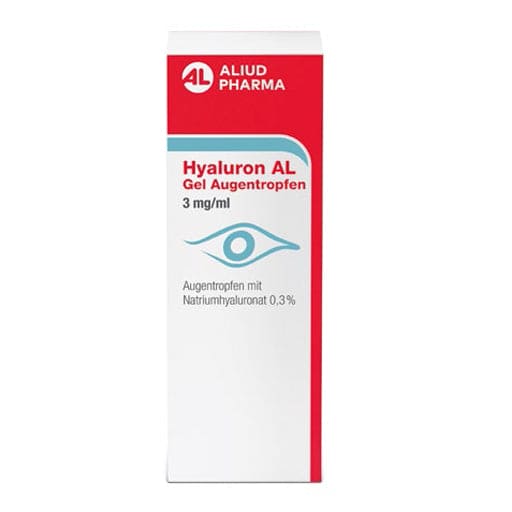 Concentrated hyaluronic acid, HYALURON AL Gel eye drops 3 mg – ELIVERA UK