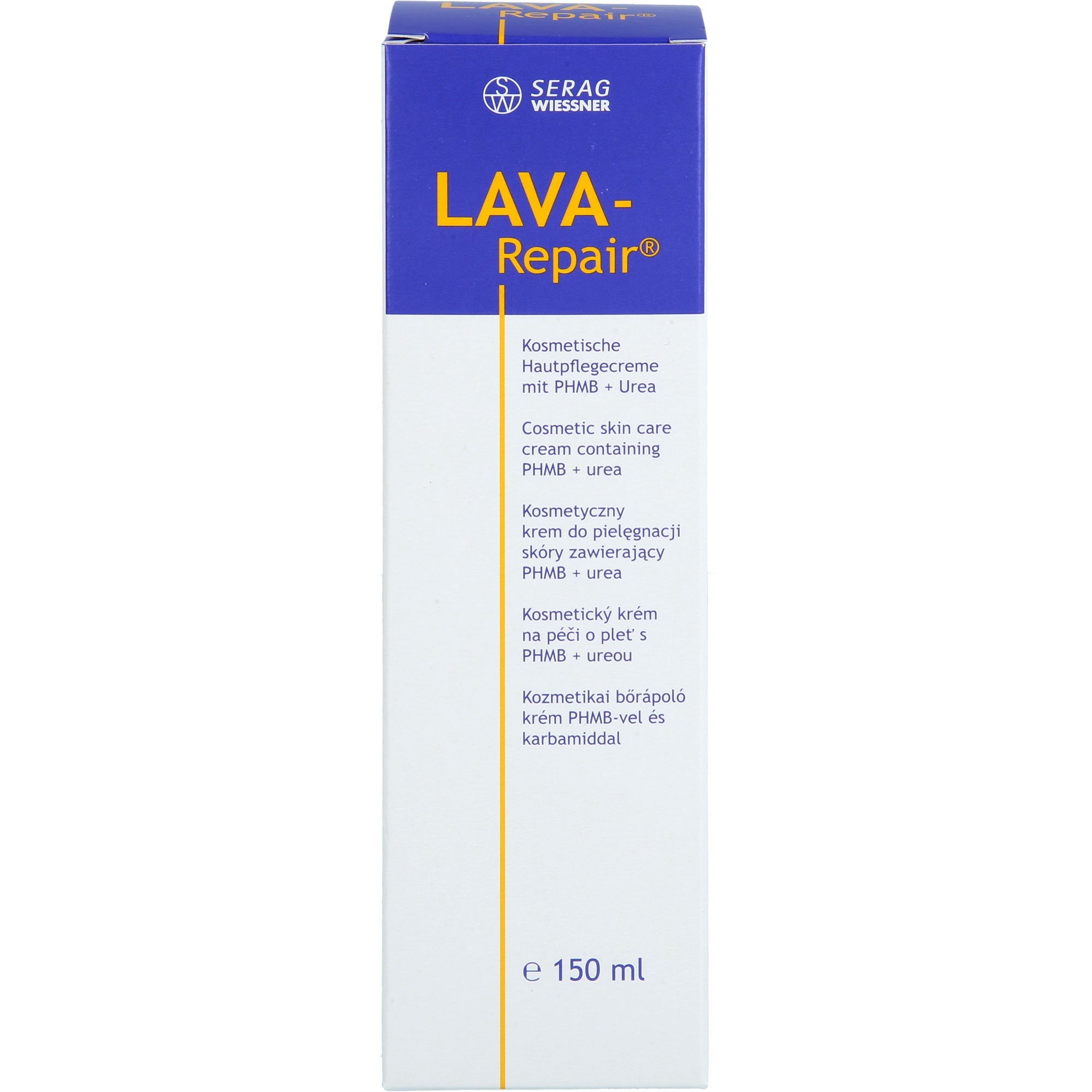 Cosmetic cream with PHMB (polyhexanide) and urea LAVA Repair Lotion UK ...