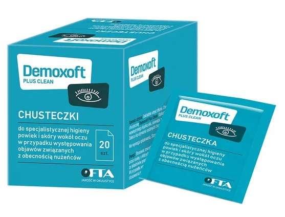 Demoxoft Plus Clean wipes for specialist eyelid and eye area hygiene UK ...