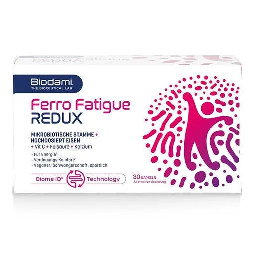 FERRO FATIGUE REDUX High-dose iron + Vitamin C capsules UK – ELIVERA UK