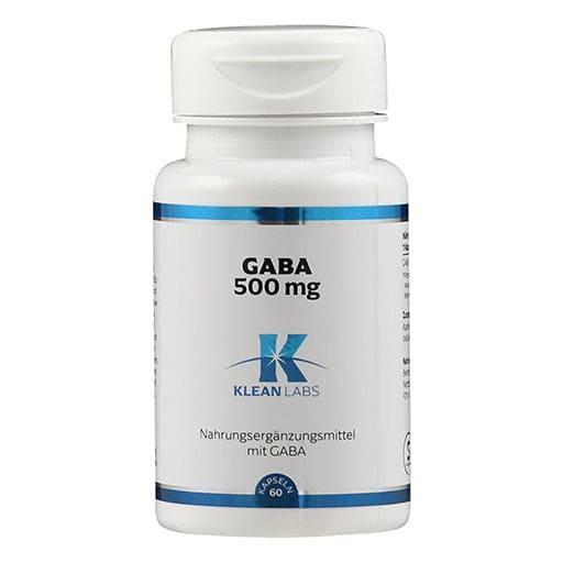Gaba supplement, GABA 500 mg KLEAN LABS capsules – ELIVERA UK
