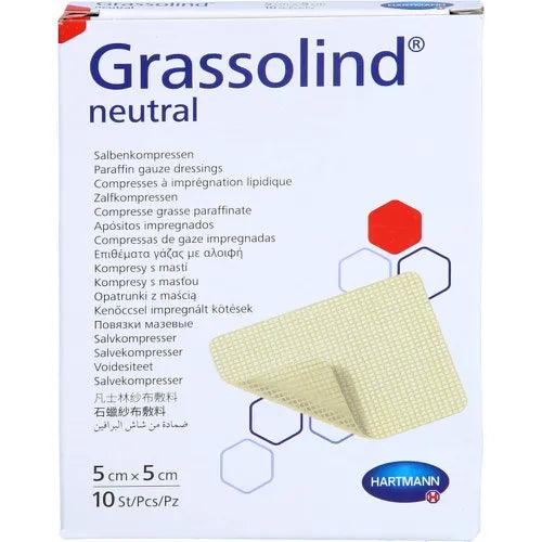 GRASSOLIND ointment compresses 5x5 cm sterile – ELIVERA UK