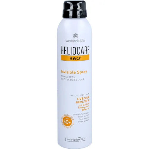 Highly Effective Sunscreen Spray, HELIOCARE 360° Invisible Spray SPF 50 ...