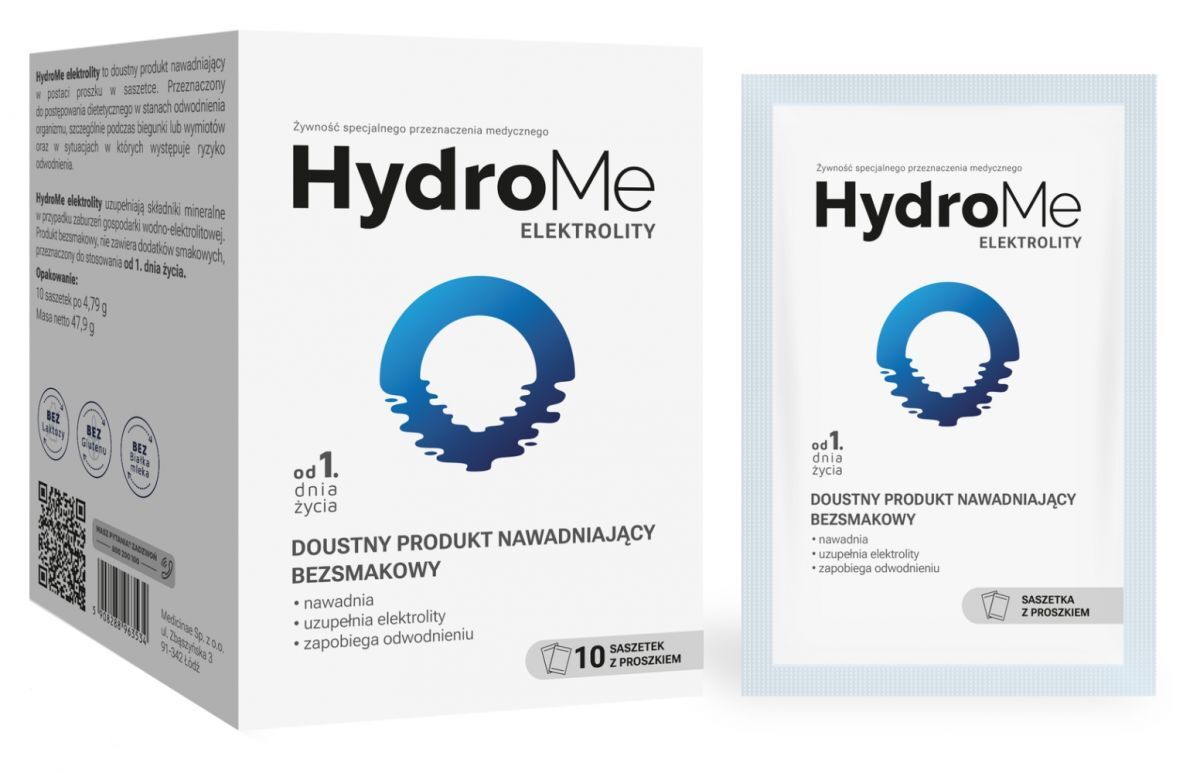 HydroMe Unflavored Rehydration Electrolytes 10 Sachets – ELIVERA UK