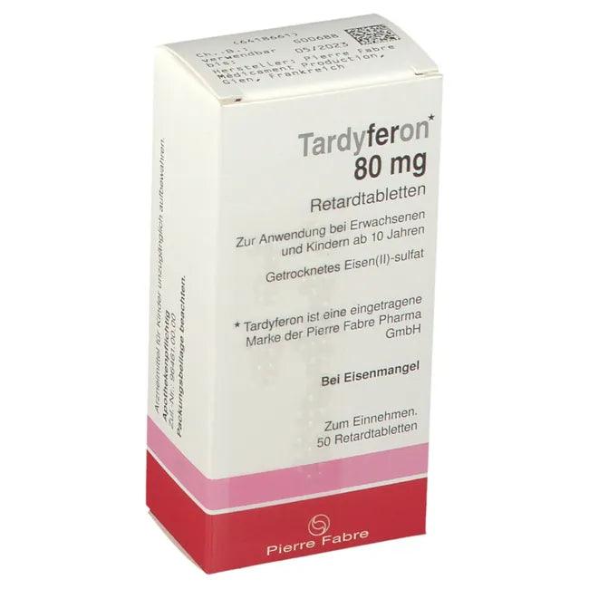 Iron deficiency, TARDYFERON Depot iron (II) sulfate 80 mg prolonged ...