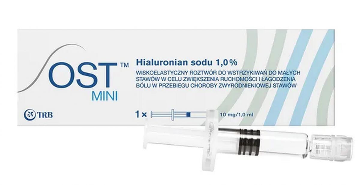 Joint injections, OSTENIL mini 10 mg pre-filled syringes (syringe ...