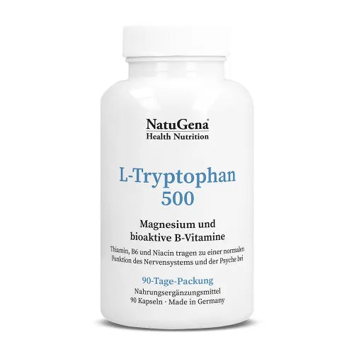L-TRYPTOPHAN 500 Magnesium+B-Vitamins Capsules 90 pcs UK – ELIVERA UK