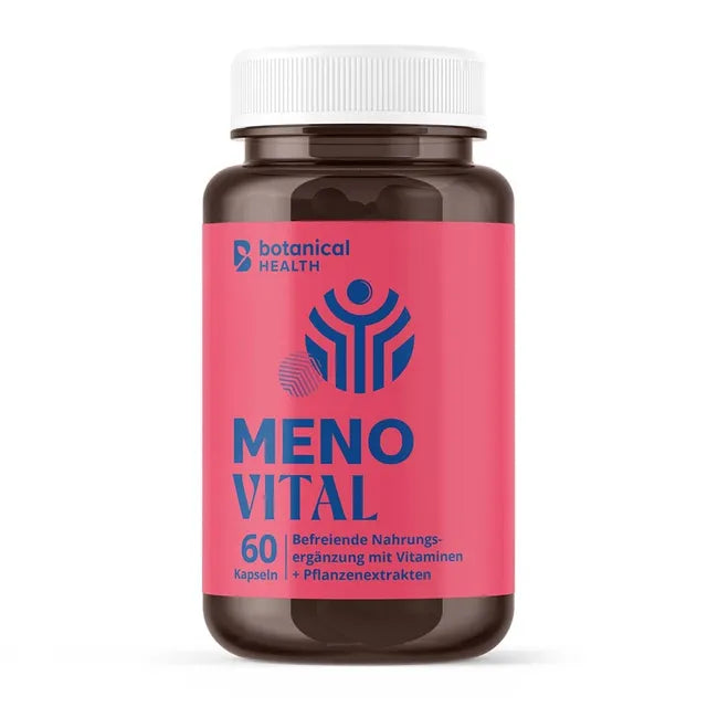 MENO VITAL Rhubarb Red Clover Grape Seed Vit. Capsules UK – ELIVERA UK