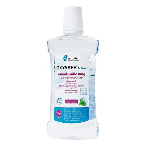 MIRADENT Oxysafe Active Mouthwash with Active Acid 500 ml UK – ELIVERA UK