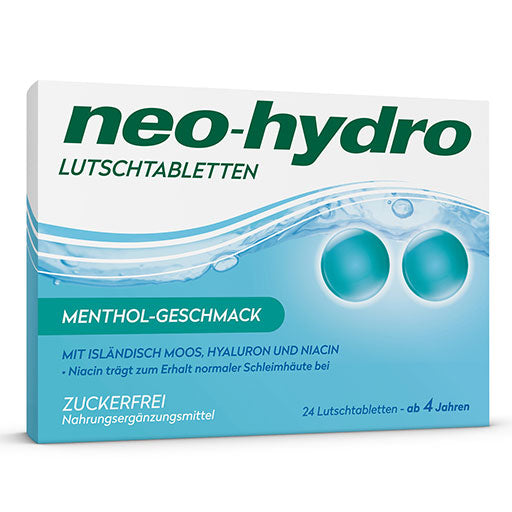 NEO-HYDRO Lozenges Menthol sugar-free – ELIVERA UK