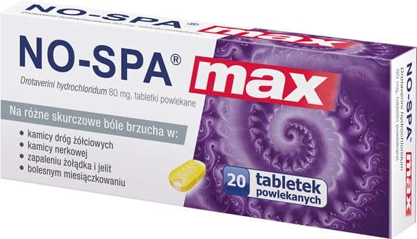 NO-SPA Max 80mg x 20 tablets UK – ELIVERA UK