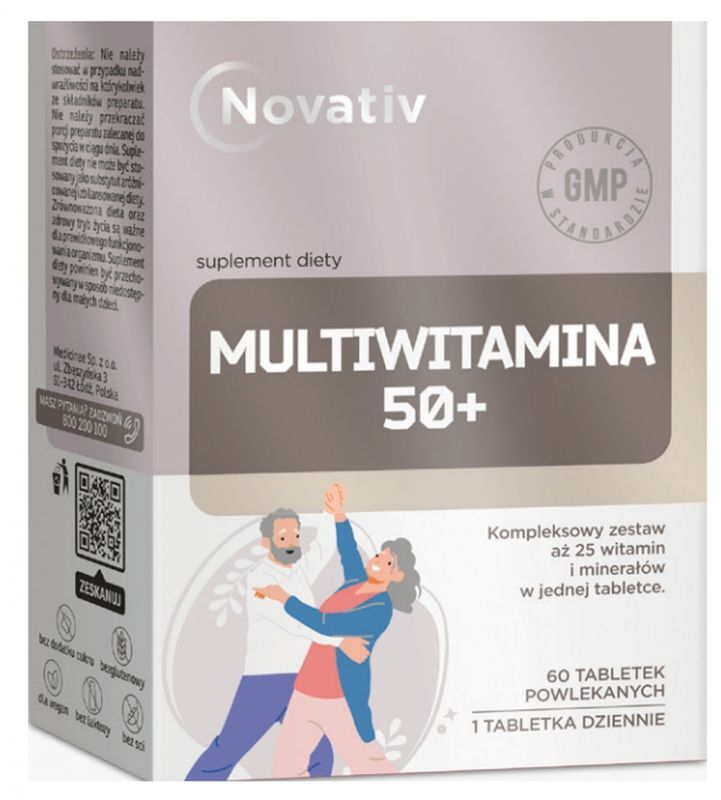 Novativ Multivitamin 50+ – ELIVERA UK