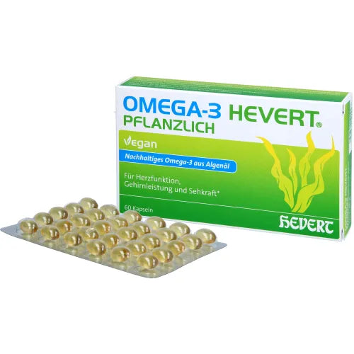 OMEGA-3 HEVERT vegetable soft capsules – ELIVERA UK