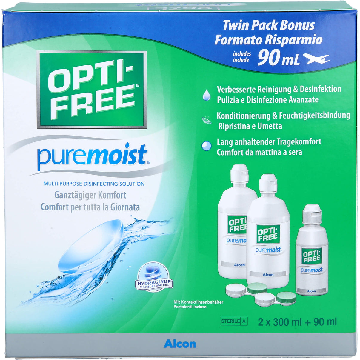 OPTI-FREE PureMoist Multif.-Disinf.Lsg.Value Pack UK – ELIVERA UK