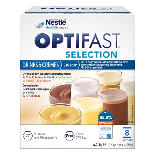 OPTIFAST Selection Drinks & Creams Powder UK – ELIVERA UK