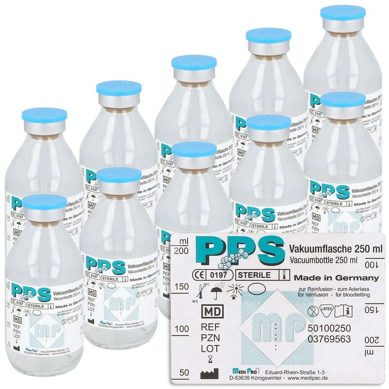 Phlebotomy, Vacuum Bottles for Phlebotomy 250 ml – ELIVERA UK