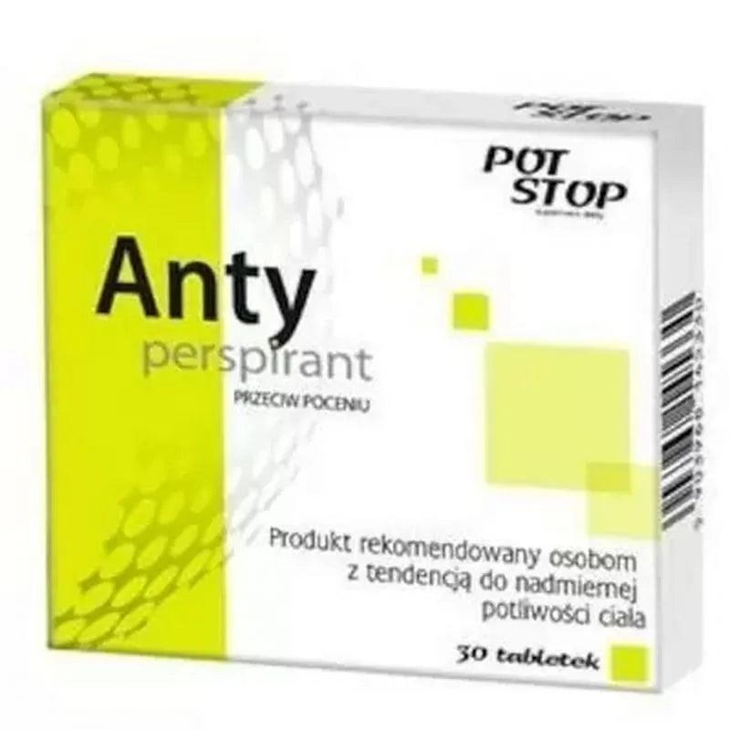 Pot Stop Antiperspirant 30 tablets – ELIVERA UK