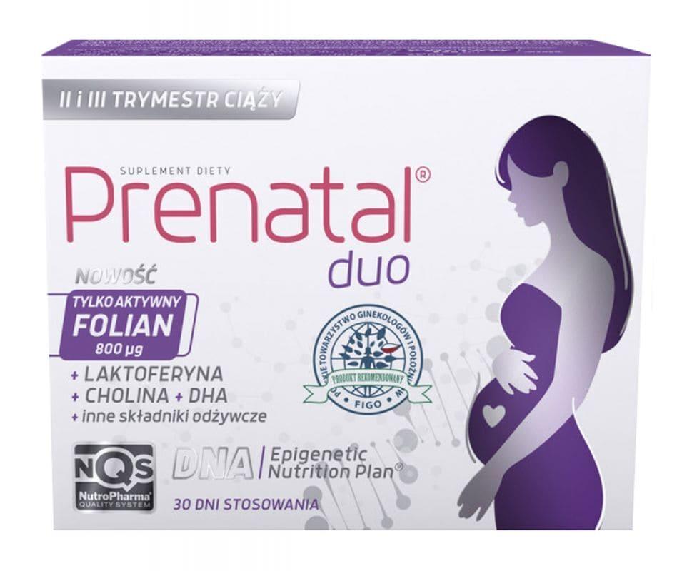 Prenatal DUO 30 hard capsules + 60 gelatin capsules – ELIVERA UK
