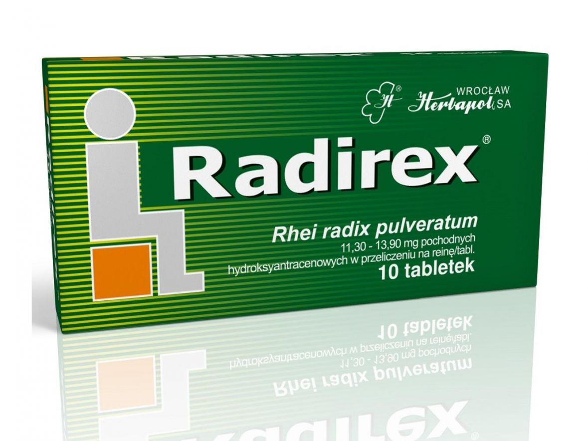 RADIREX x 10 tablets, constipation – ELIVERA UK