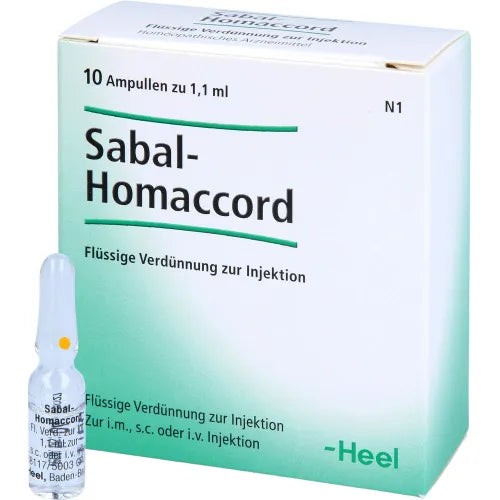 SABAL HOMACCORD ampoules – ELIVERA UK