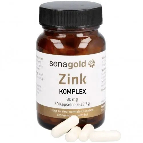 SENAGOLD Zinc Complex 30 mg capsules (with zinc picolinate) UK – ELIVERA UK