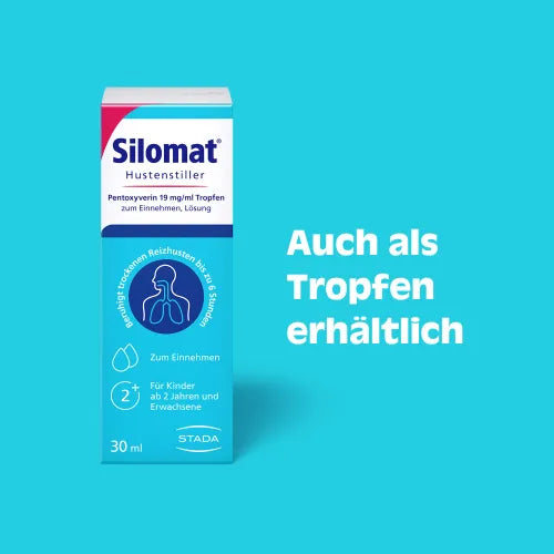 SILOMAT cough suppressant pentoxyverine 1.35 juice 100 ml – ELIVERA UK