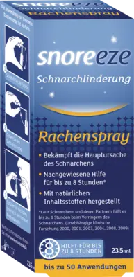 SNOREEZE Snoring Relief Throat Spray UK – ELIVERA UK