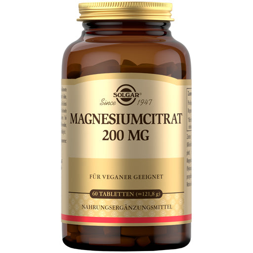 SOLGAR Magnesium Citrate 200 mg tablets UK – ELIVERA UK
