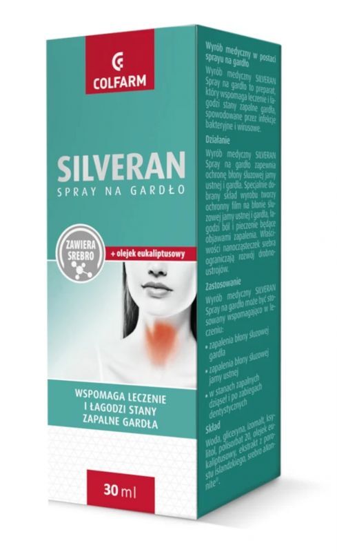 Silveran Throat Spray UK – ELIVERA UK