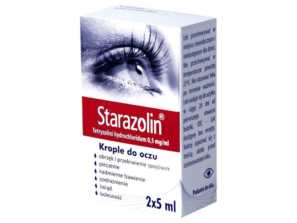 Starazolin 0.5mg Eye drops 2x5ml – ELIVERA UK