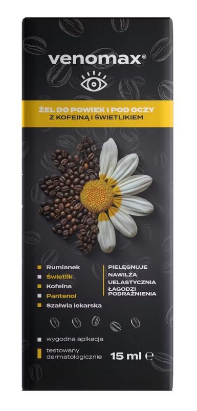 VENOMAX Eyelid and Under Eye Gel with Caffeine and Eyebright UK ...